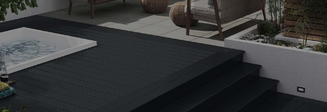 Ribbed & Grooved Reversible Composite Decking - DekBoard UK