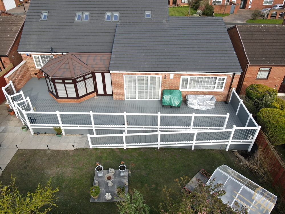 DekBoard and A1 Decking Create Beautiful Accessible Raised Deck and ...